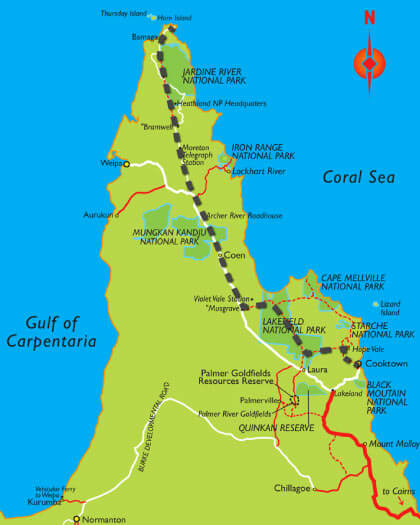 Cape Map - TRACK TRAILER