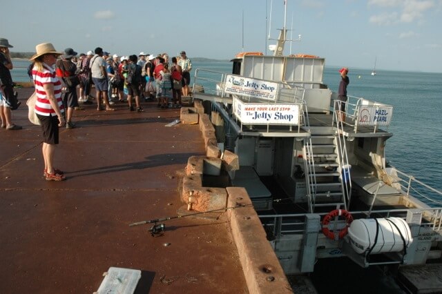 Catching the ferry from Seisia (Cape York) to Thursday Island for a day ...
