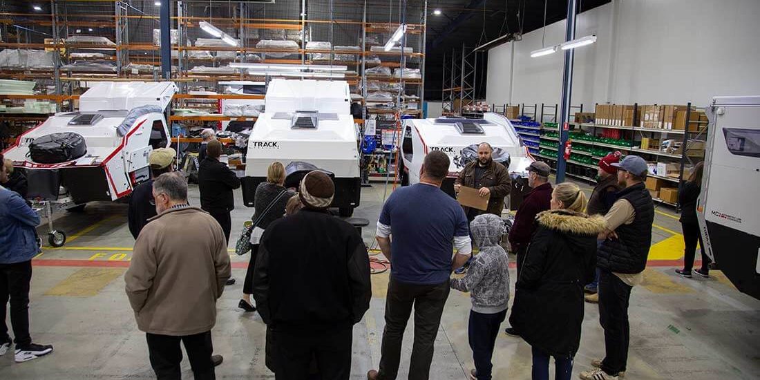 Book a factory tour - TRACK TRAILER