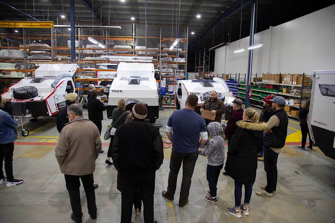 Book a factory tour - TRACK TRAILER
